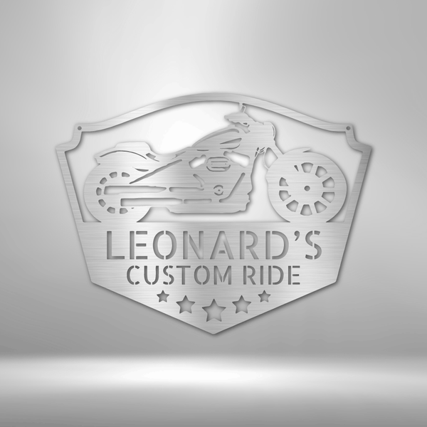 Chopper Shop Monogram - Steel Sign – Pipeline Proud